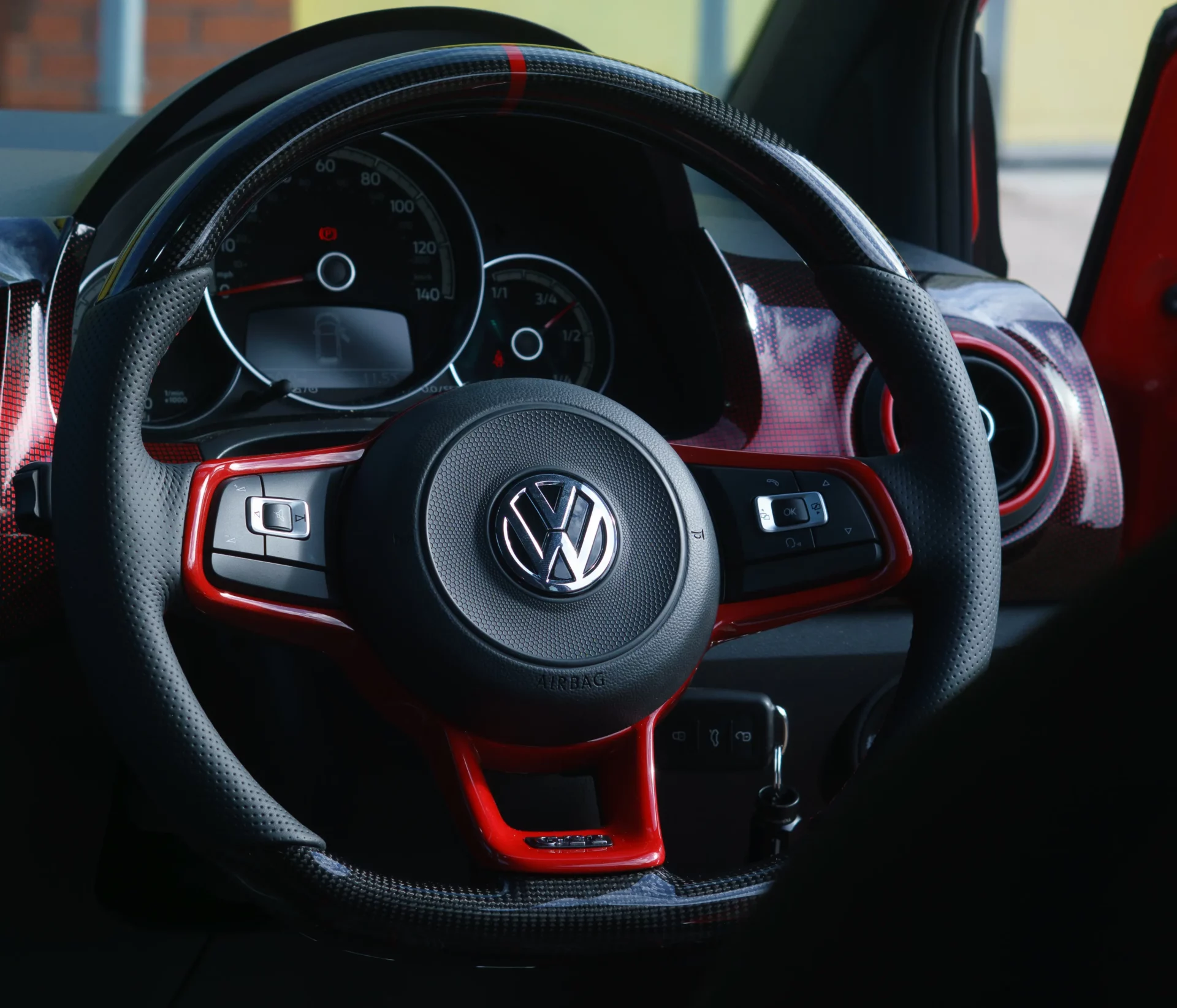 VW Golf MK7 R / GTI carbon steering wheel